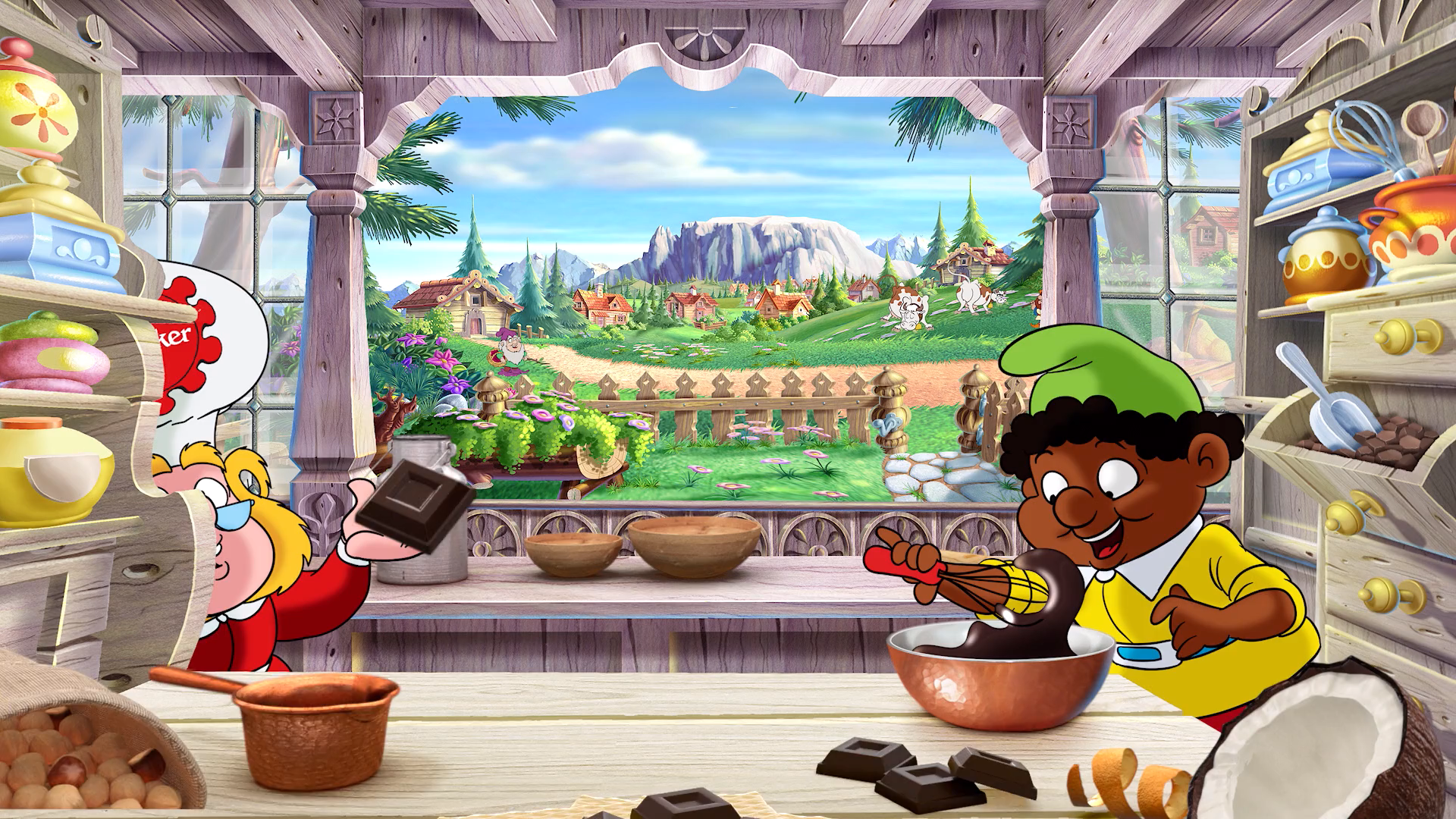 Spot tv realizzato in computer grafica per Loacker — AMP - 3D+1