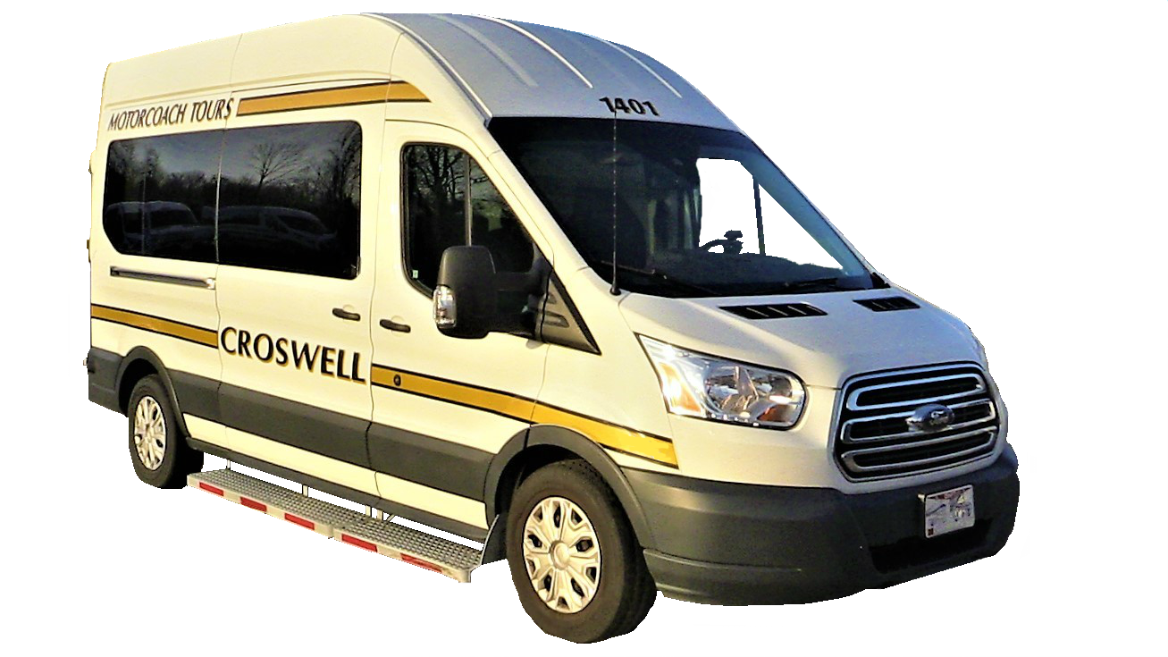 White Passenger Van