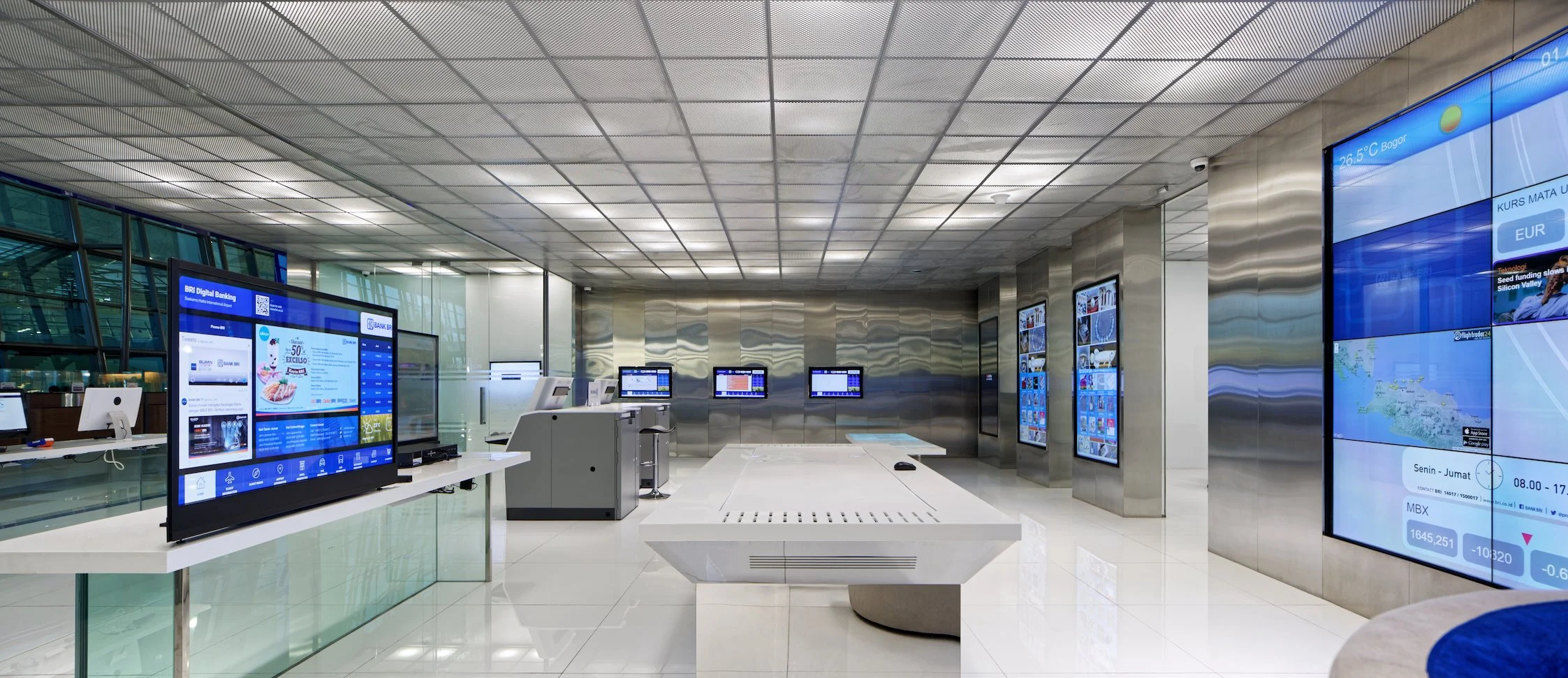 BRI Digital Banking, T3 Soetta Airport — Fernando Gomulya Architectural ...