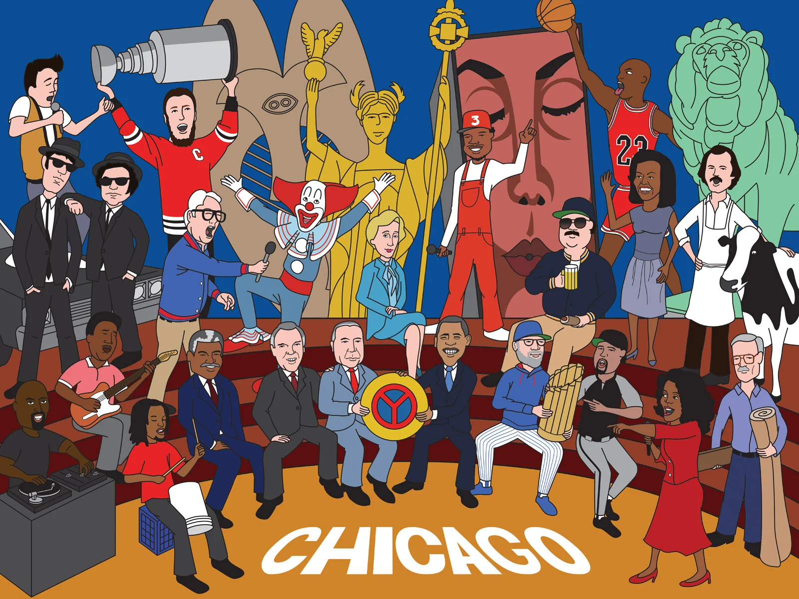 Chicago Artwork — Joe Mills Illustration