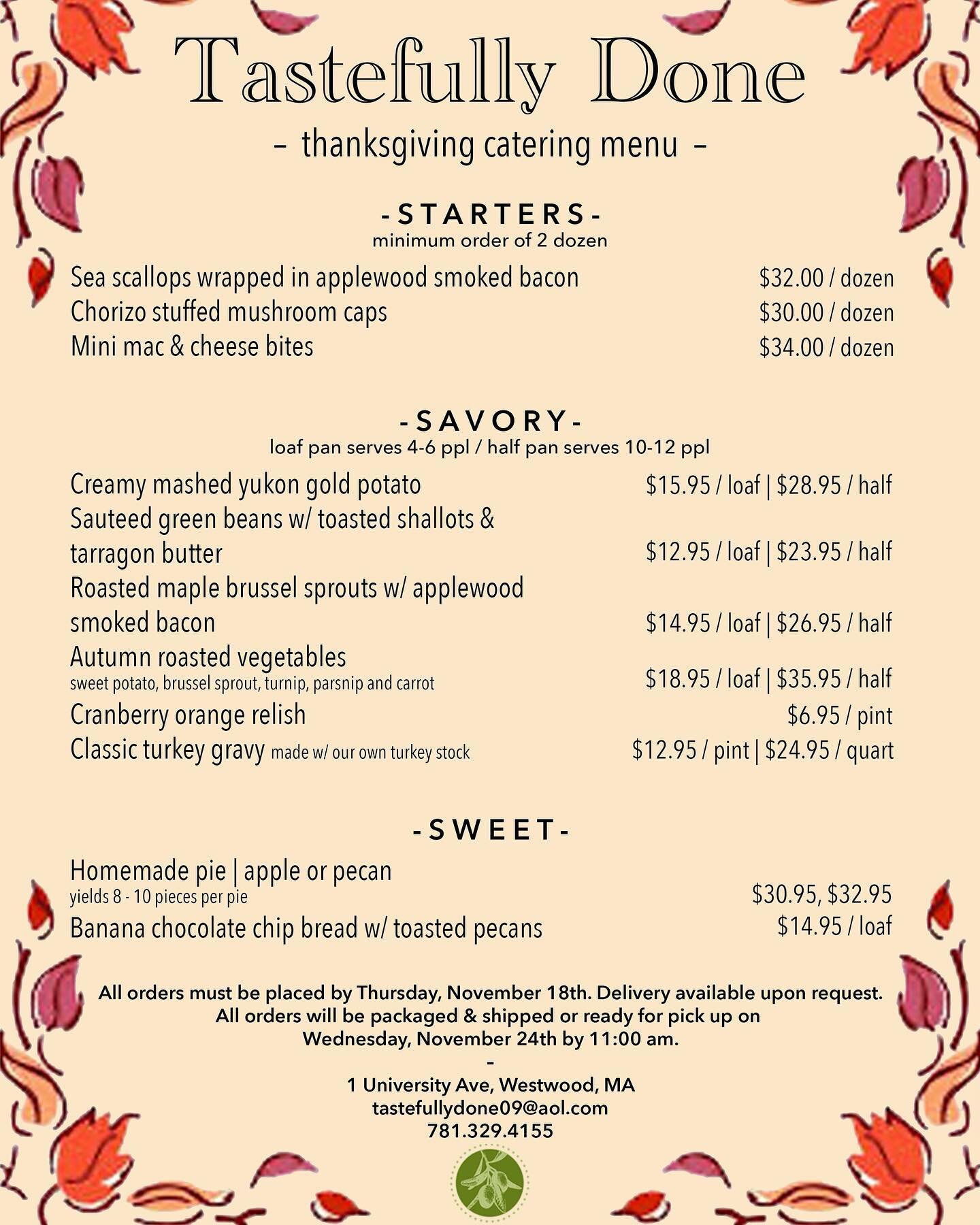 Tastefully Done Cafe & Catering