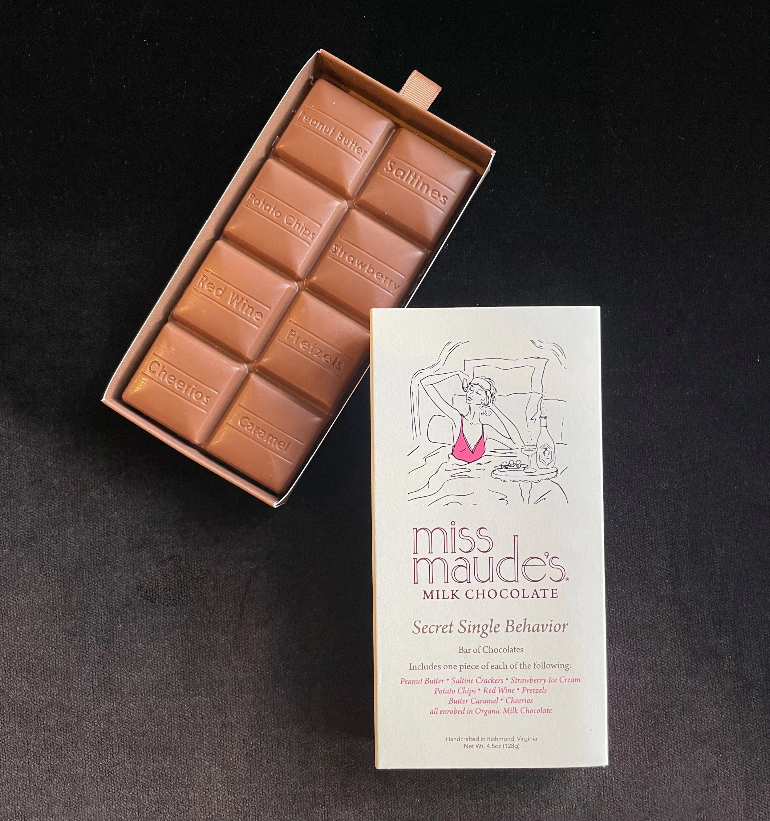 Signature Chocolate Bars — Miss Maude's Bar of Chocolates