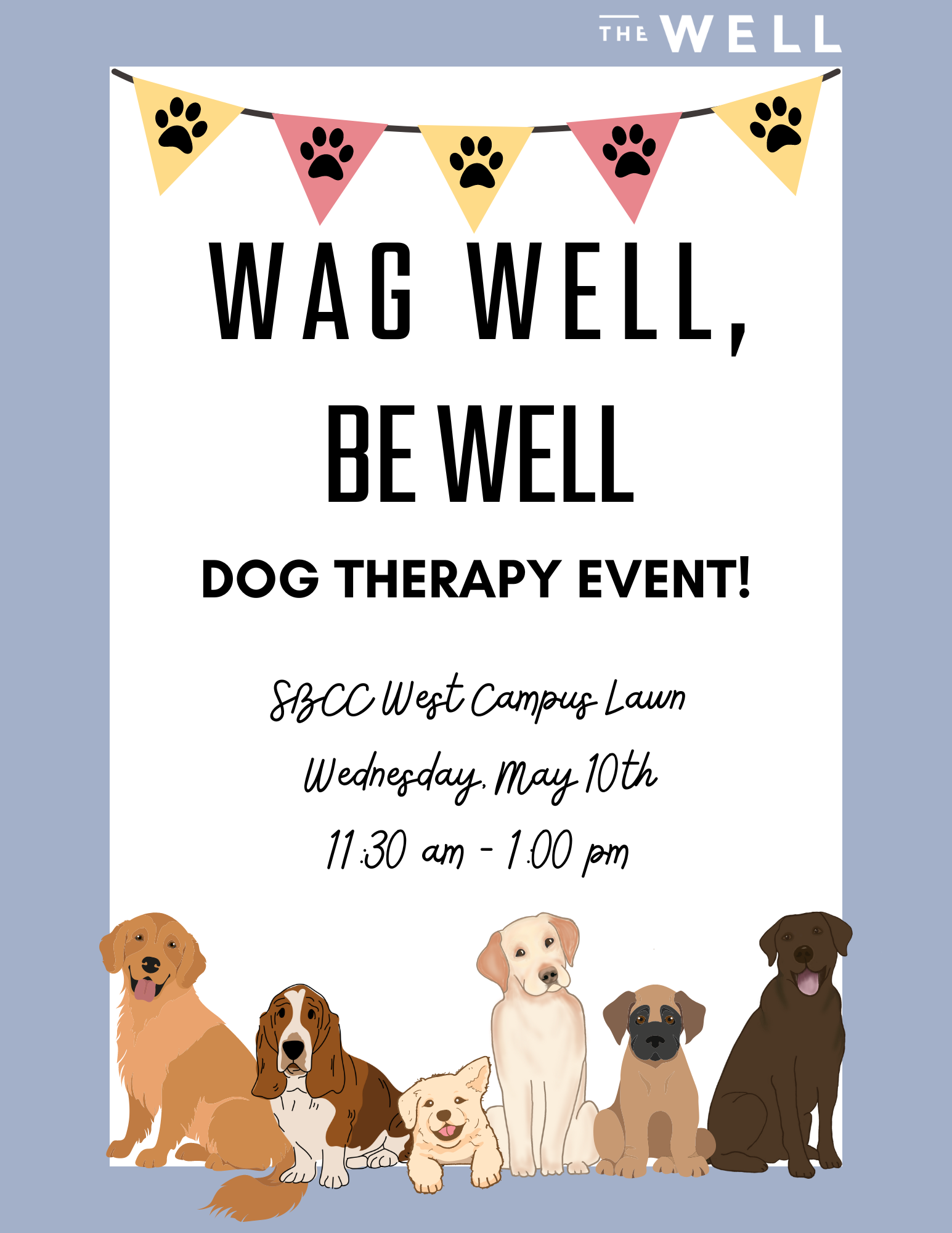 Wag Well, Be Well Dog Therapy — The WELL