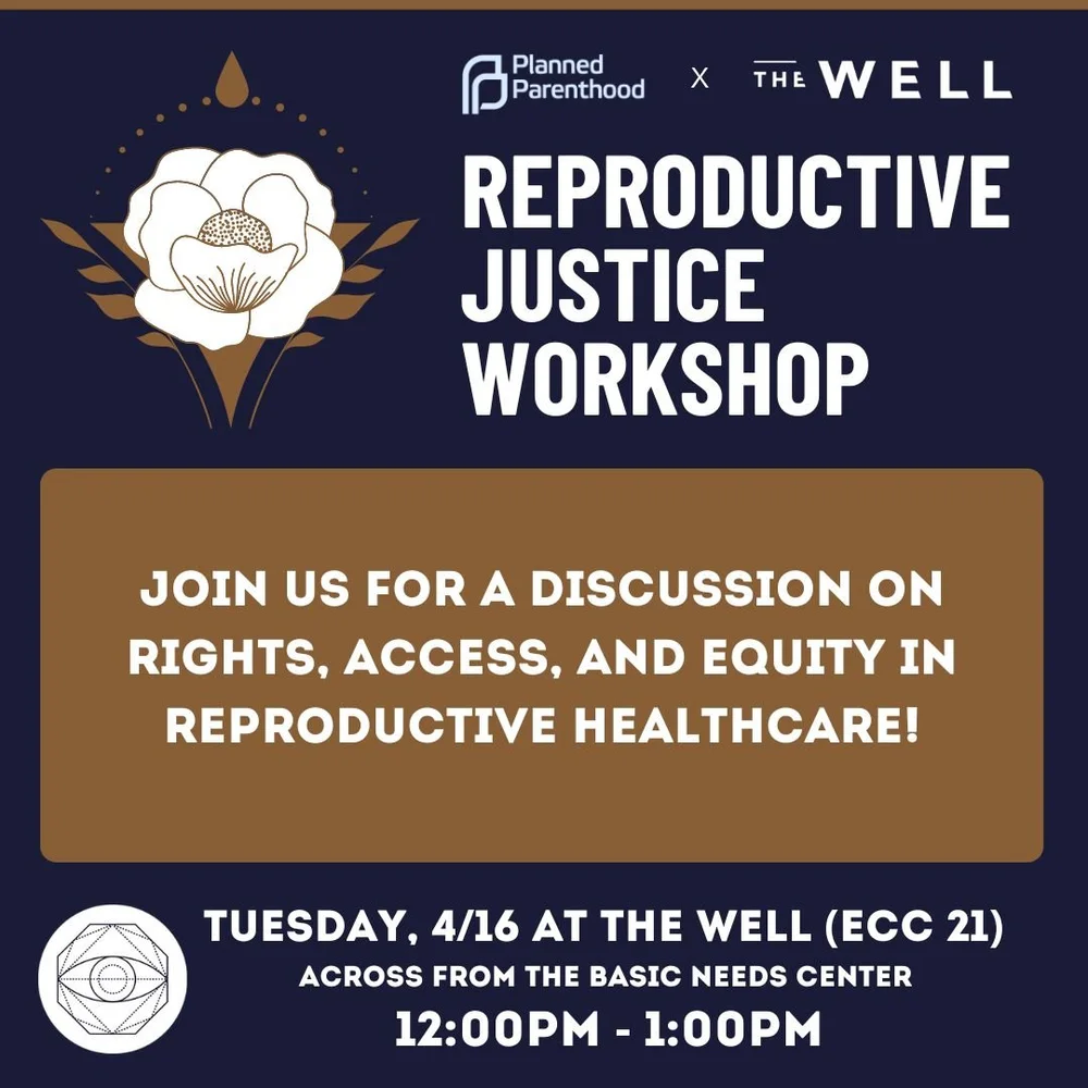 Reproductive Justice Workshop w/ Planned Parenthood — The WELL