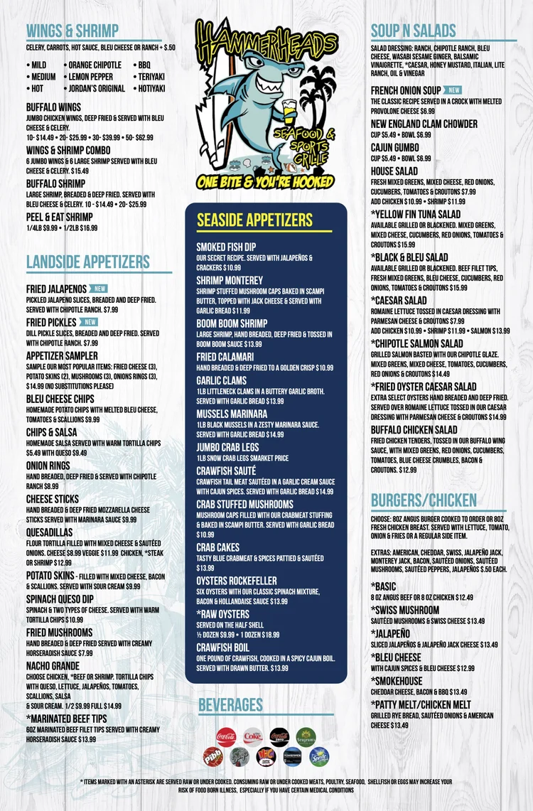 Hammerheads Seafood
