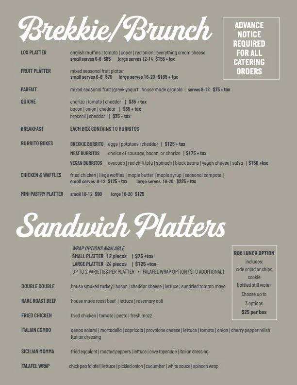 Catering & Events — THE BEACON DAILY