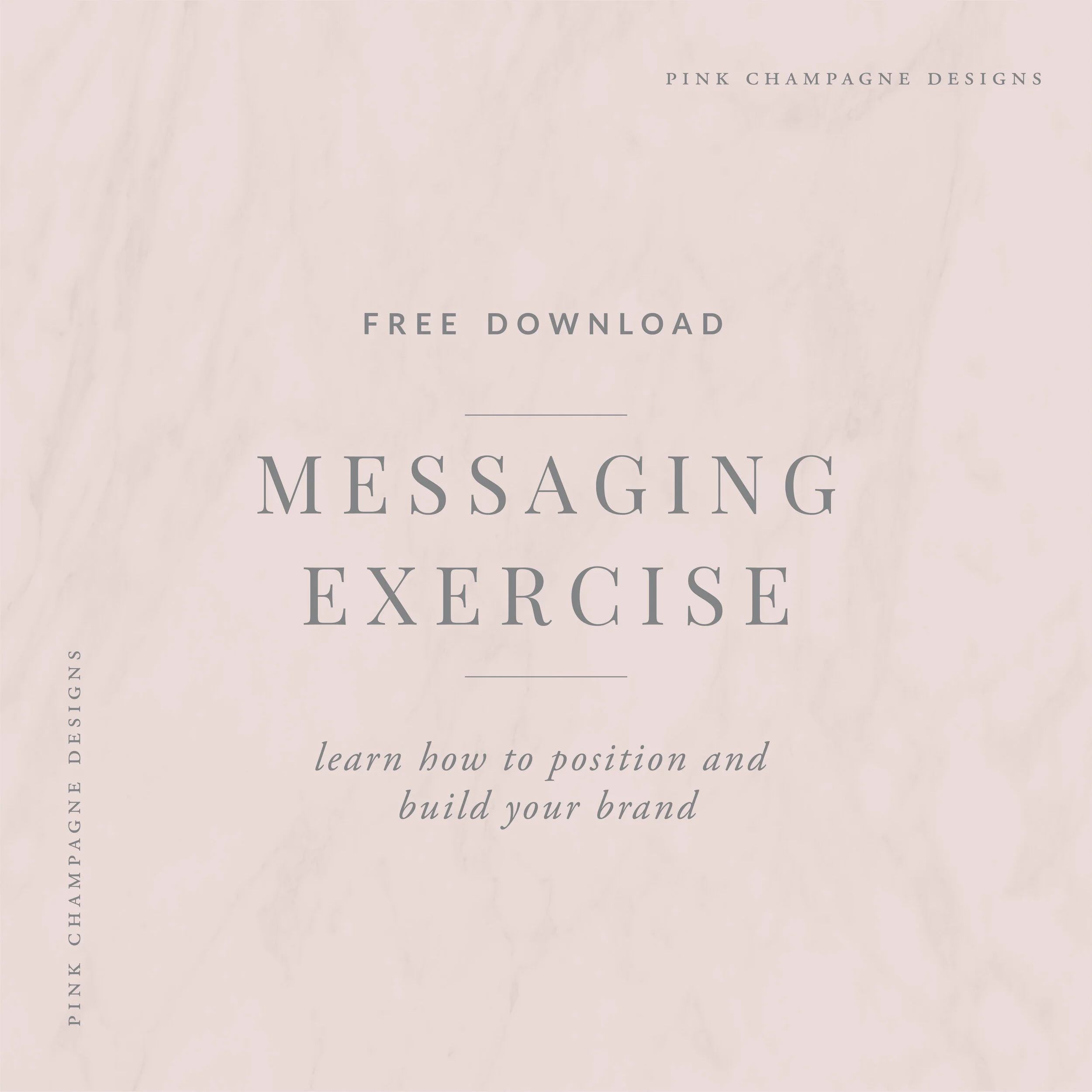 Free Brand Messaging Exercise — Pink Champagne Designs: Wedding, Event ...