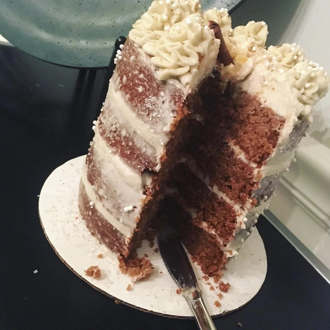 Cinnamon Spiced Eggnog Cake. — Just Something Fancy