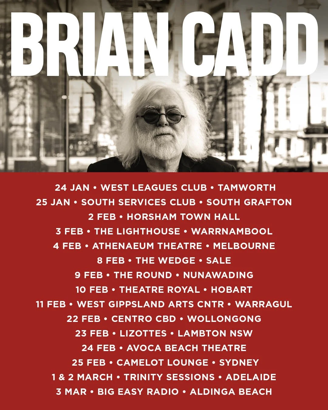 BRIAN CADD | TOUR DATES — BRIAN CADD