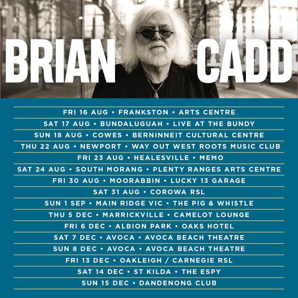 BRIAN CADD | TOUR DATES — BRIAN CADD