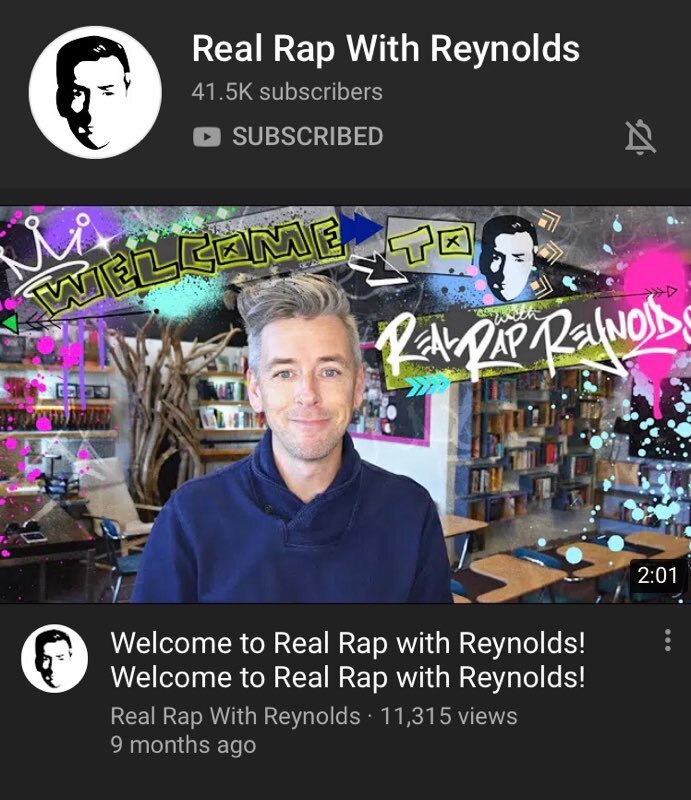 Real Rap with Reynolds — Atlas Teaching