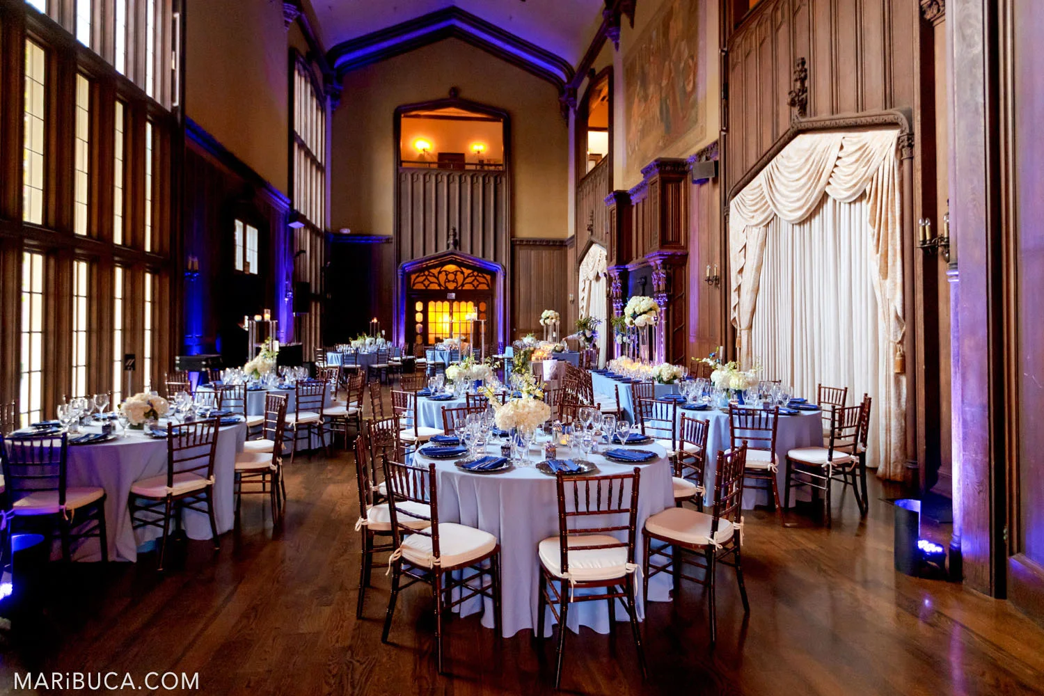 Light Blue And Lavender Wedding