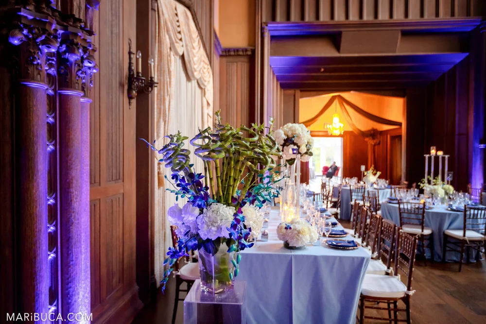 Light Blue And Lavender Wedding