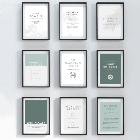 Vacation Rental Signs That Don't Suck — Wildheart Design