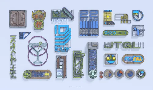 CYBERPUNK — BIG/MEDIUM/SMALL