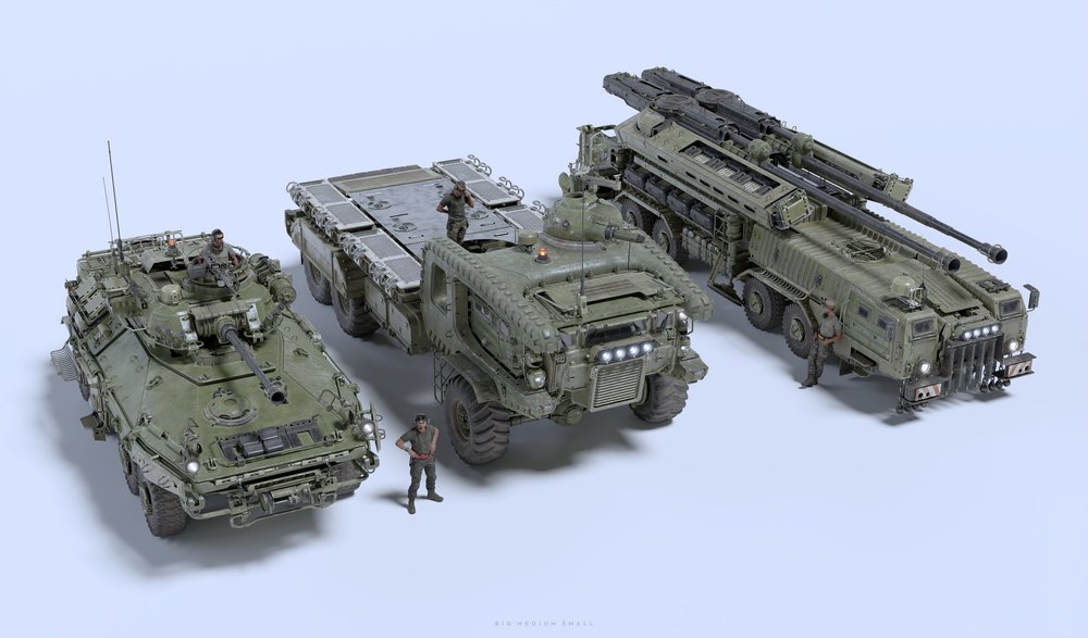 Armor 3D Asset Pack – 550+ Military Vehicles & Kits | BMS — BIG/MEDIUM ...