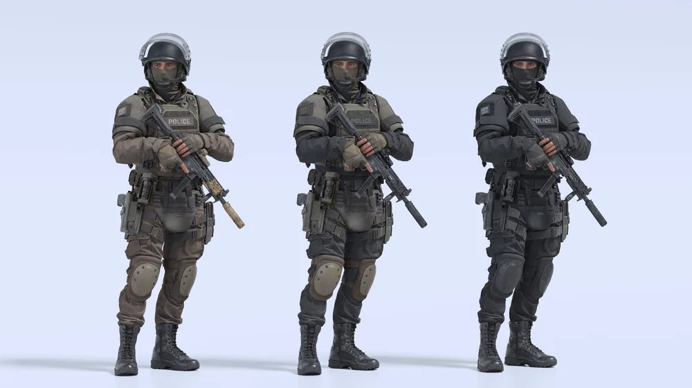 SWAT 3D Asset Pack – 100+ Tactical Operator Characters | BMS — BIG ...
