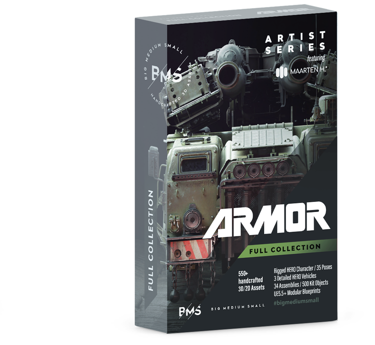 Armor 3D Asset Pack – 550+ Military Vehicles & Kits | BMS — BIG/MEDIUM ...