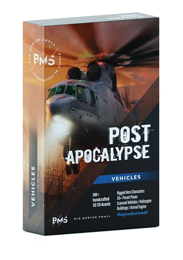 Apocalypse 3D Asset Pack - Post-Apocalyptic Vehicles and Ruins | BMS ...