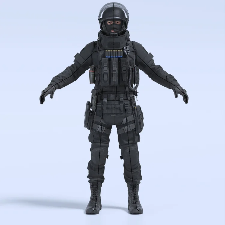 SWAT 3D Asset Pack – 100+ Tactical Operator Characters | BMS — BIG ...
