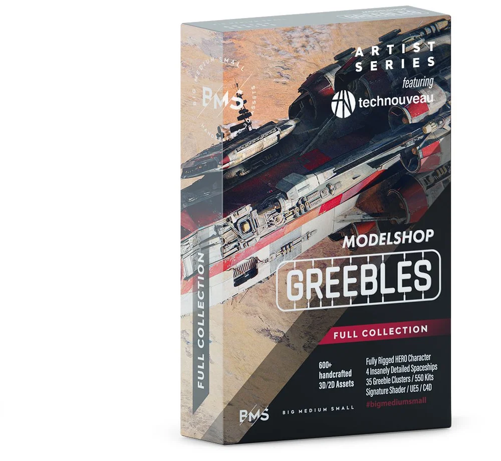 Modelshop Greebles — BIG/MEDIUM/SMALL