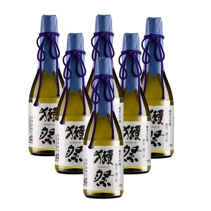 6-Pack Dassai 23 Junmai Daiginjo 720ml - Buy from London Sake UK