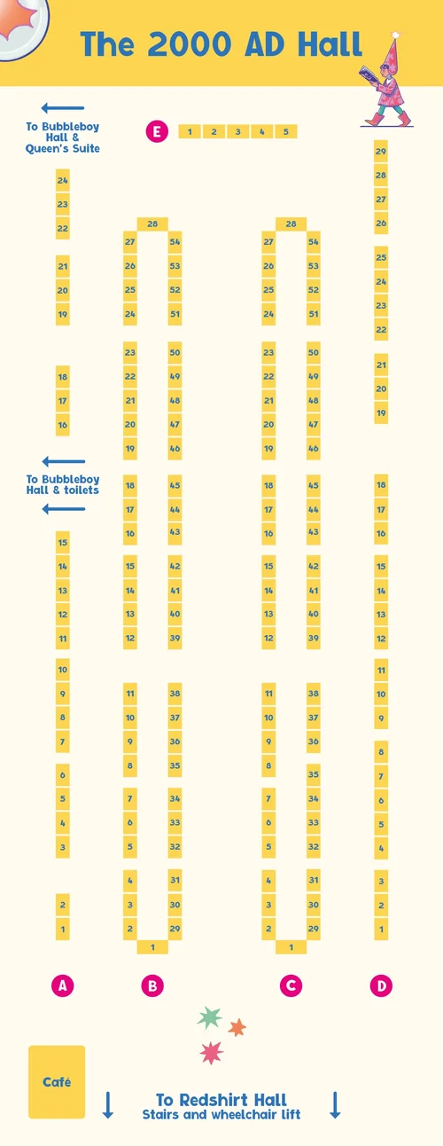 The 2000 AD Hall — Thought Bubble Comic Art Festival