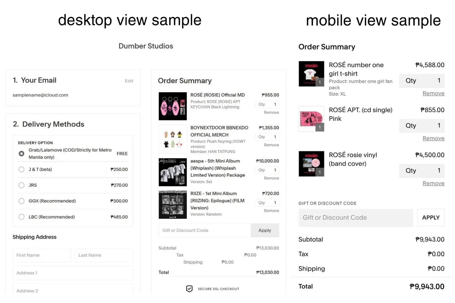 How To Order — Dumber Studios