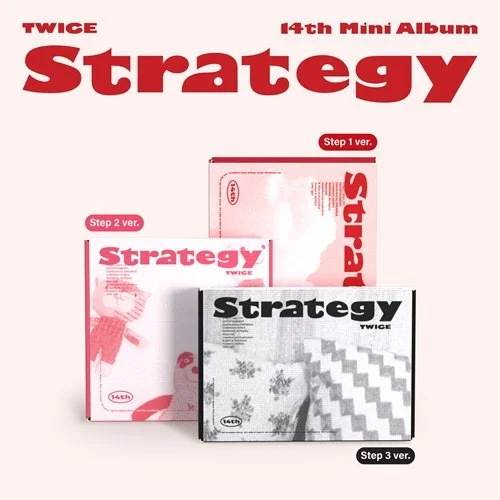 Official preorder TWICE - STRATEGY 14th Mini Album (Step 1 / Step 2 ...