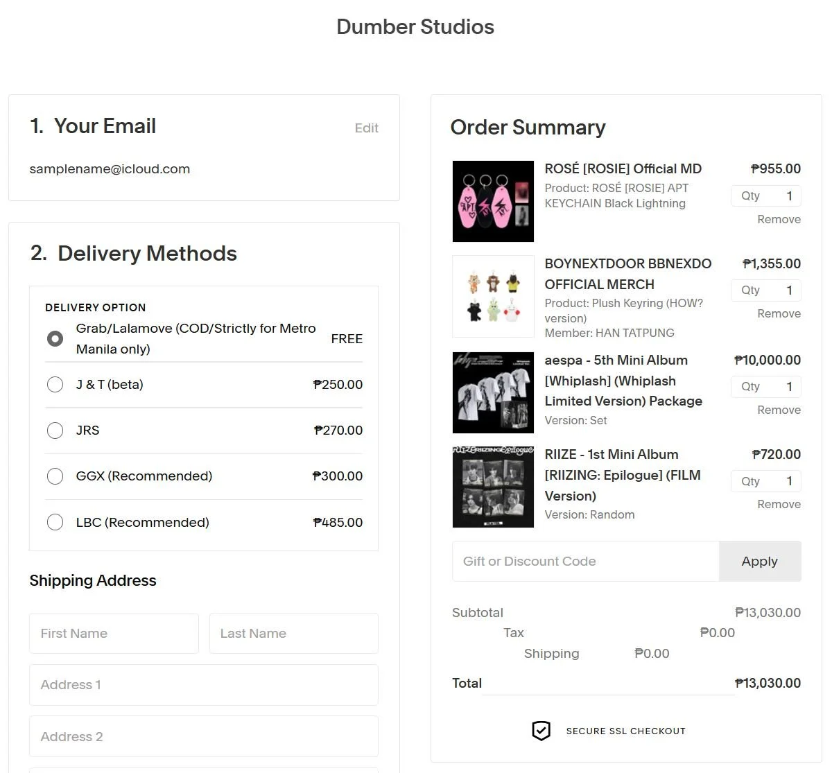 How To Order — Dumber Studios