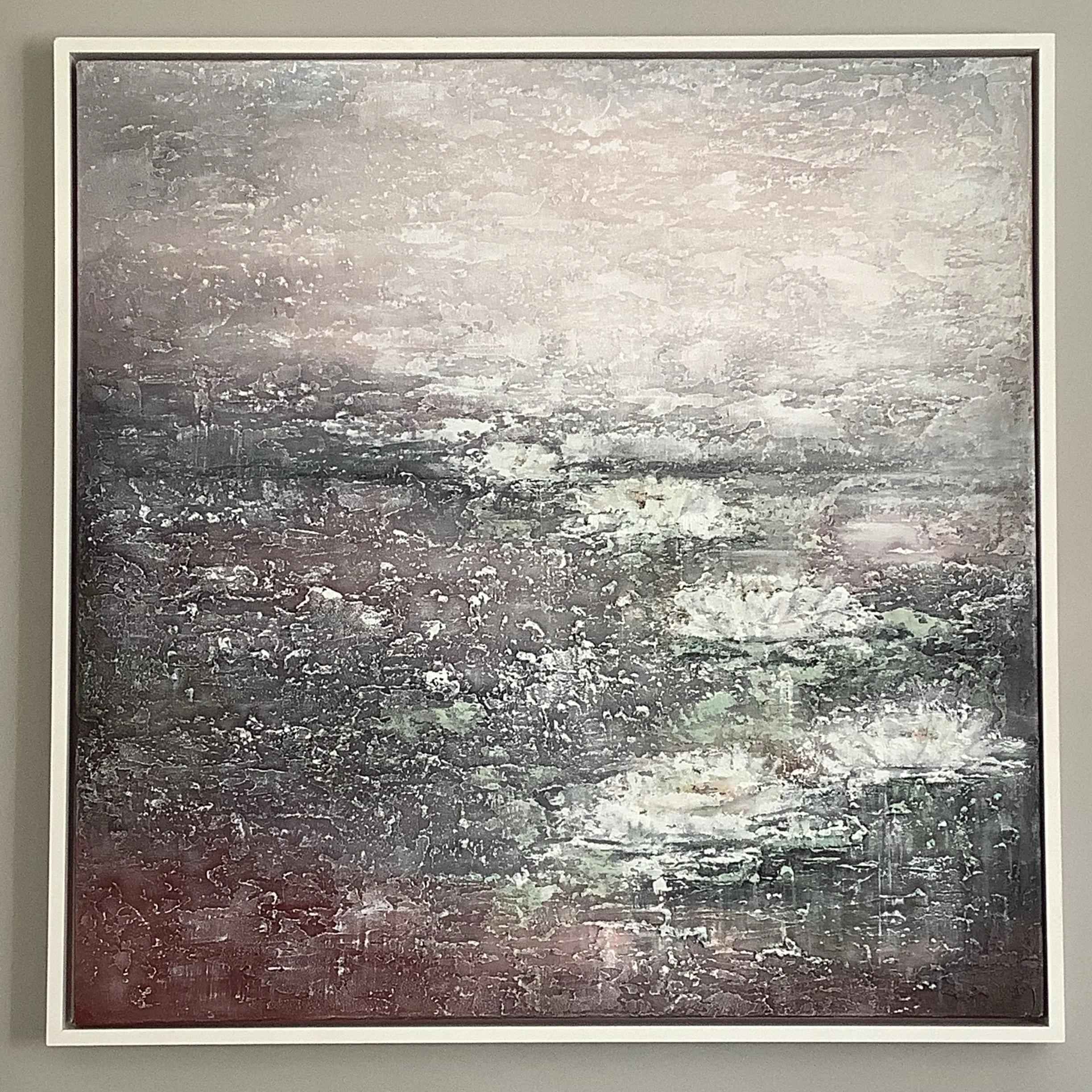 Texture acrylic abstract — Olga McClelland Art