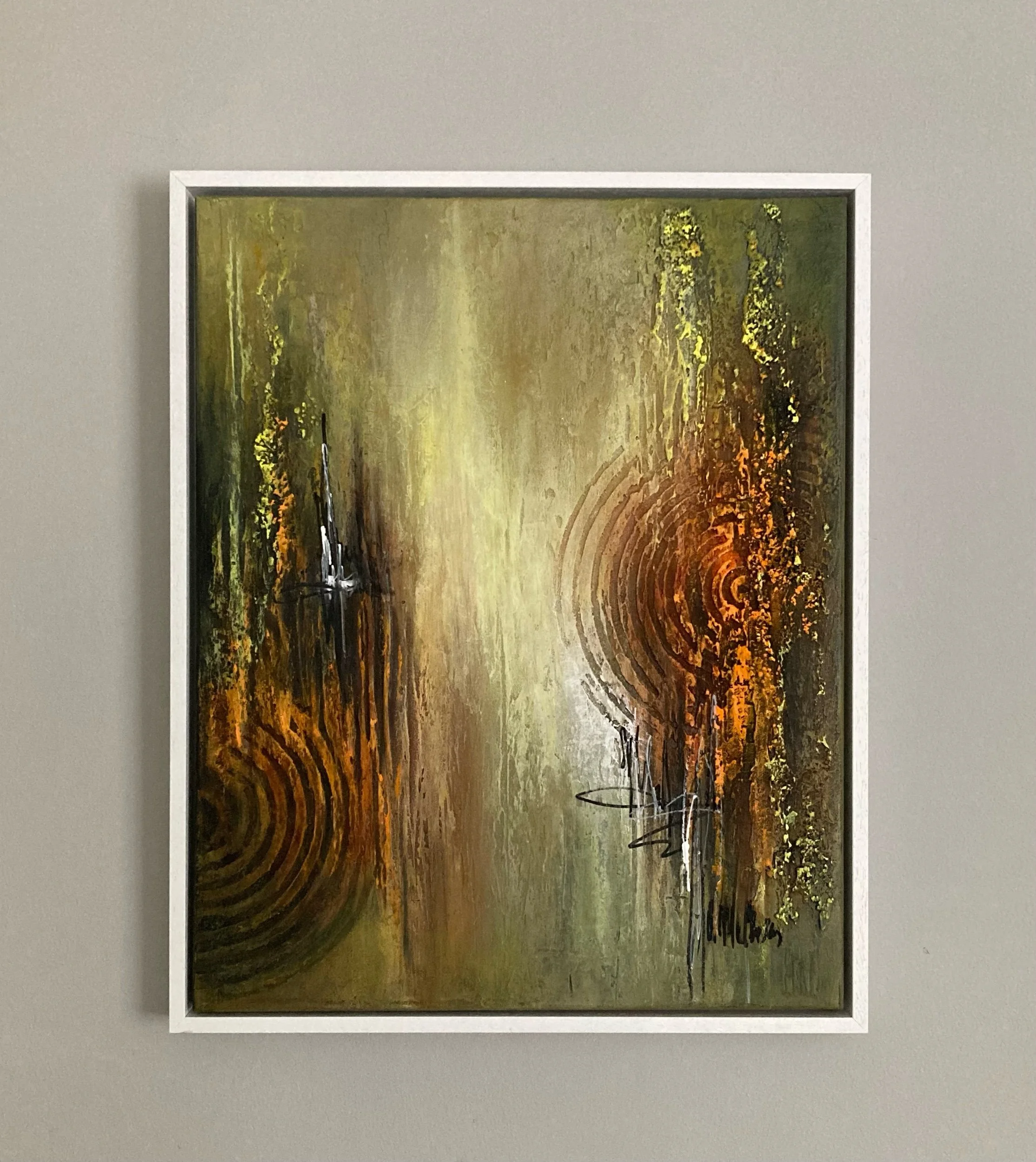 Texture acrylic abstract — Olga McClelland Art