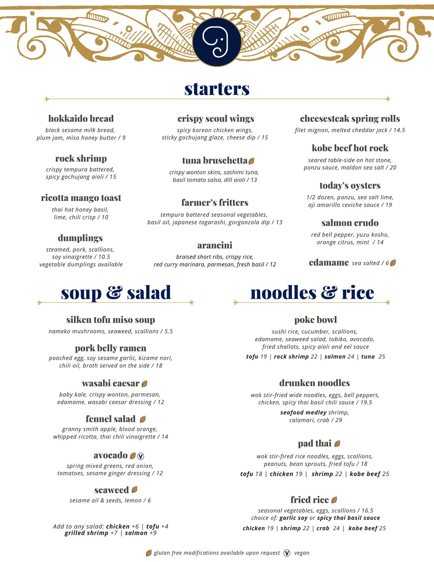 Dinner — The Blue Elephant