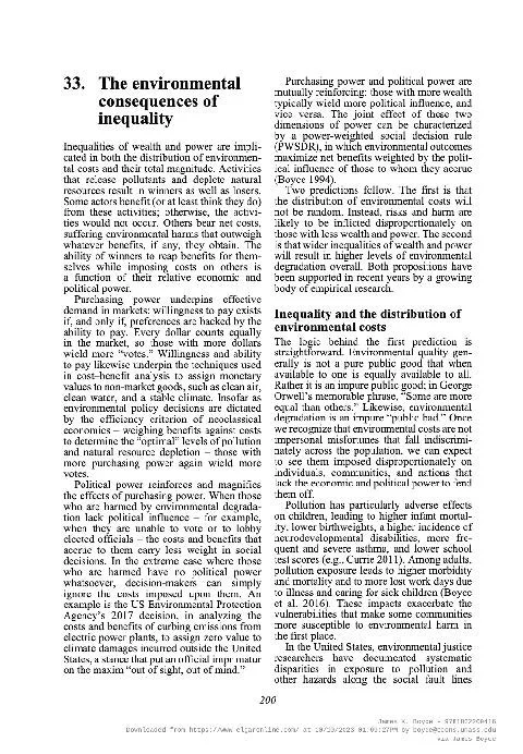 Research Articles — JAMES K. BOYCE