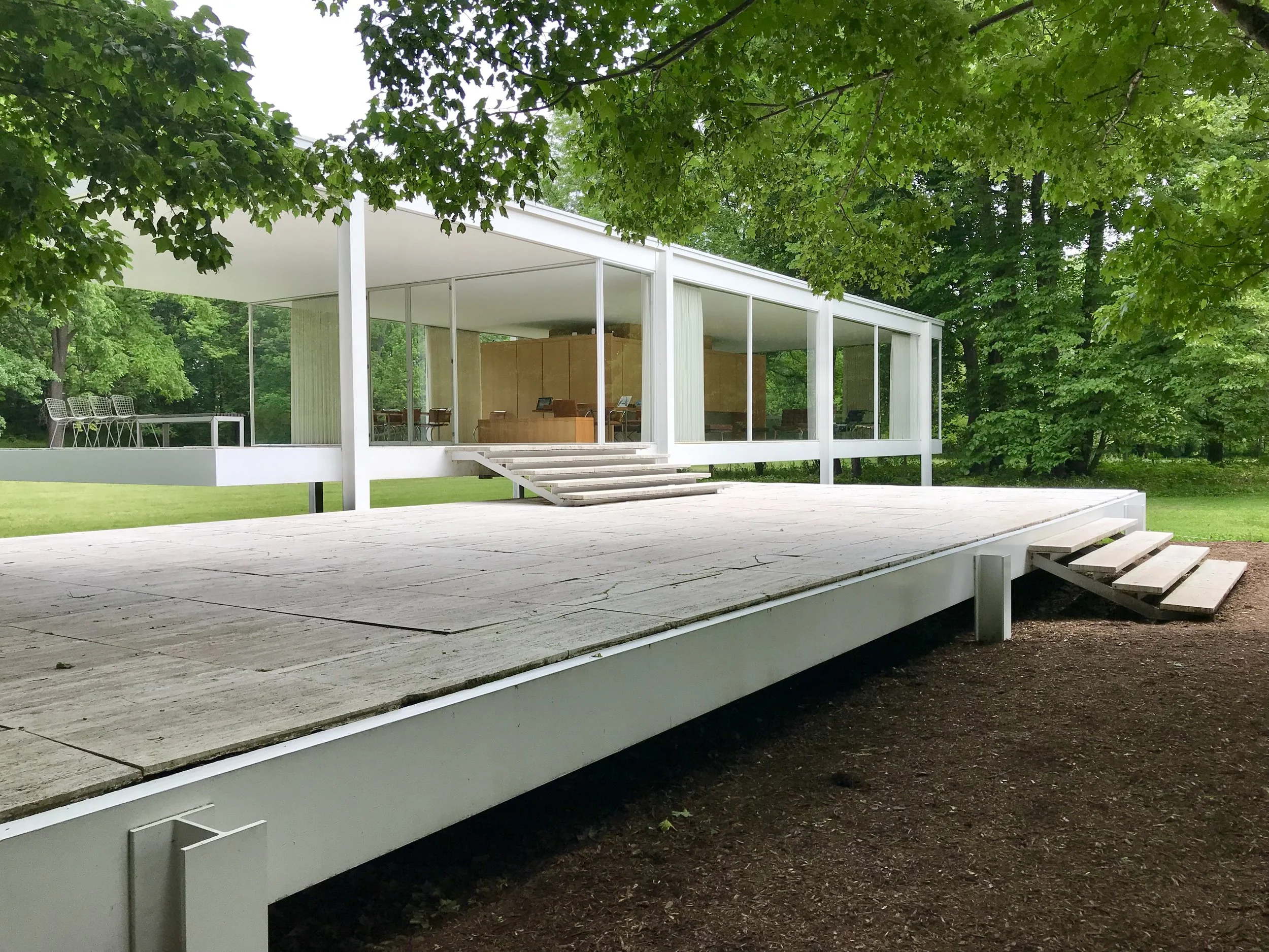 Farnsworth House Interior Plan
