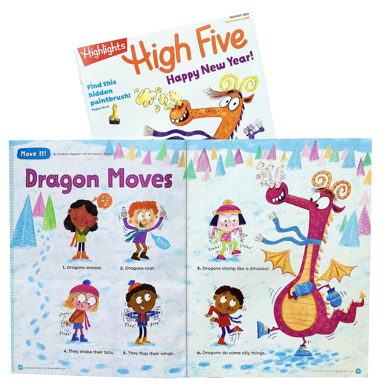 Dragon Moves (Client: High Five/Highlights) — Paula J. Becker ...