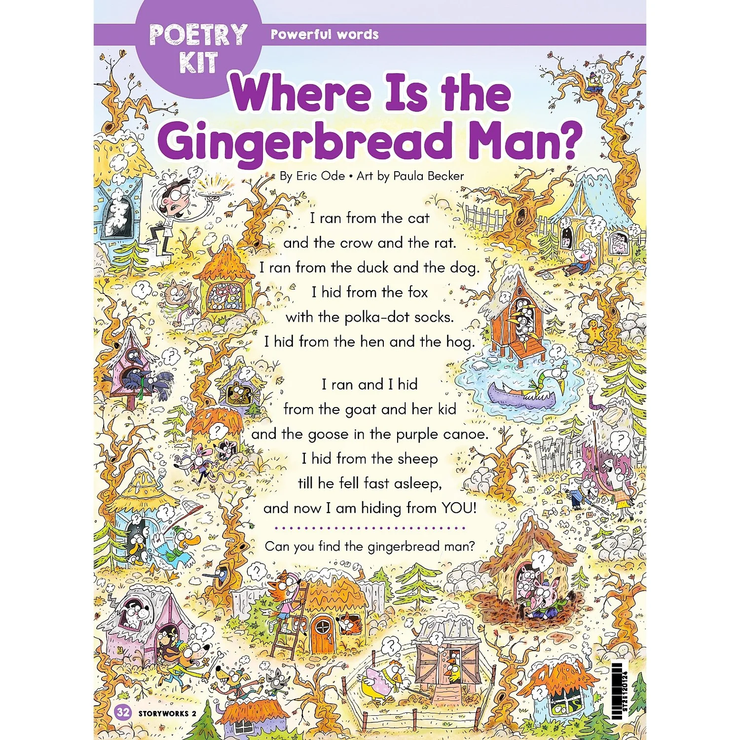 Where is the Gingerbread Man Puzzle (Client: Scholastic/Storyworks 2 ...