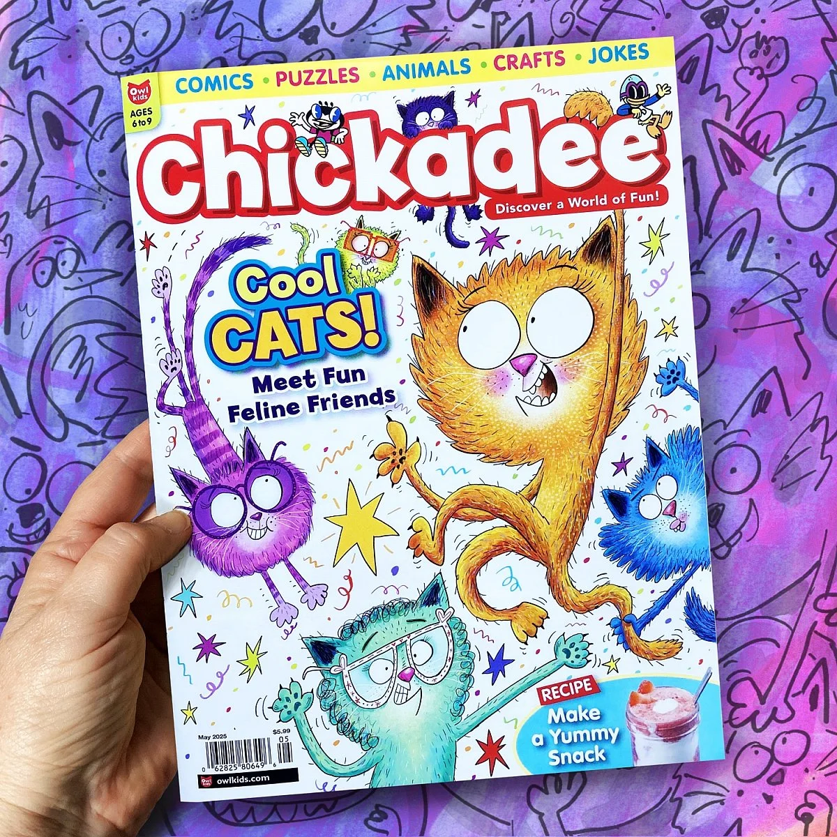 Chickadee Magazine -- COVER! -- May 2025 Issue — Paula J. Becker ...