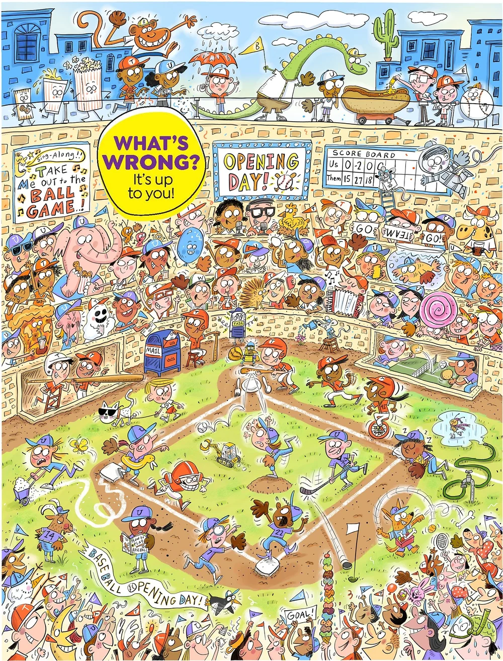 Highlights Magazine -- March 2024 Issue: "What's Wrong?" Baseball ...