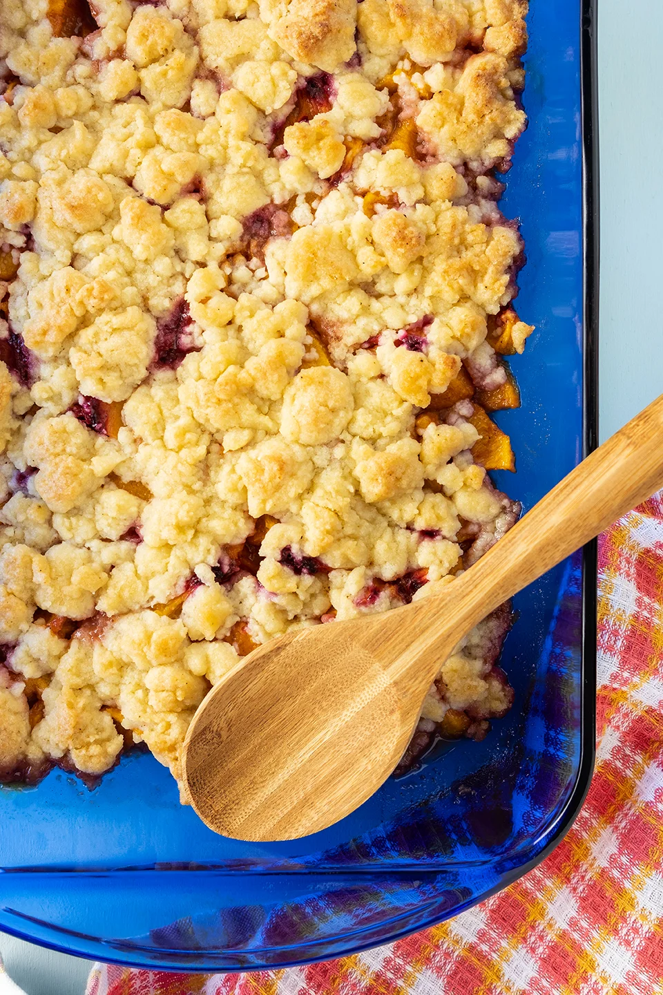 Classic Peach Crisp from Pennsylvania Grange Cookbook 1972 — Jodi Loves