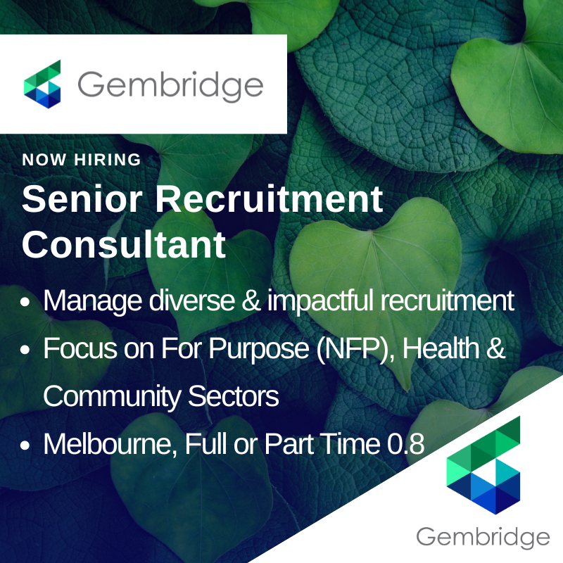 Not For Profit Recruitment | Gembridge Australia