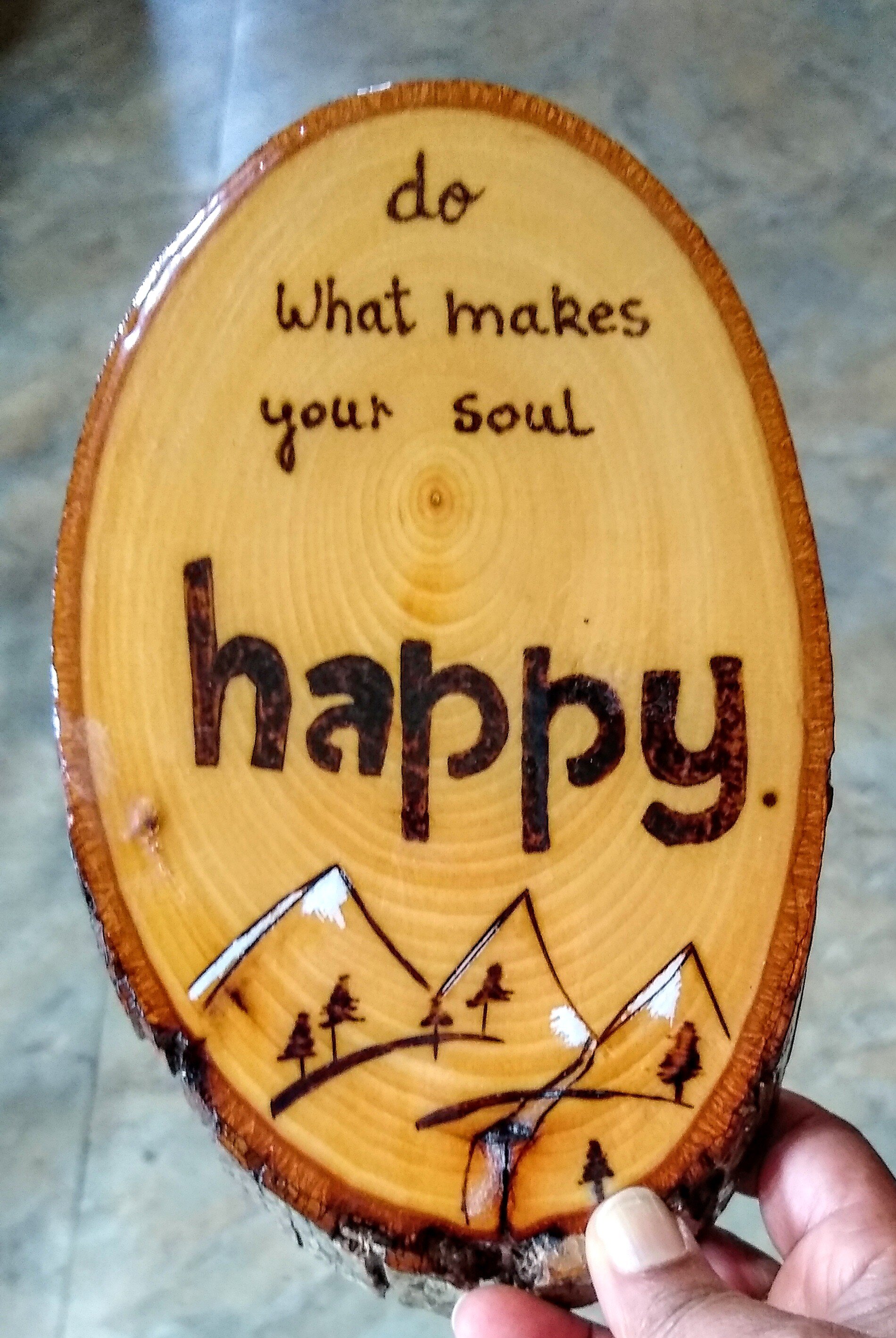 Gauri Bansal of Prettyful Creations — Wood Burn Corner
