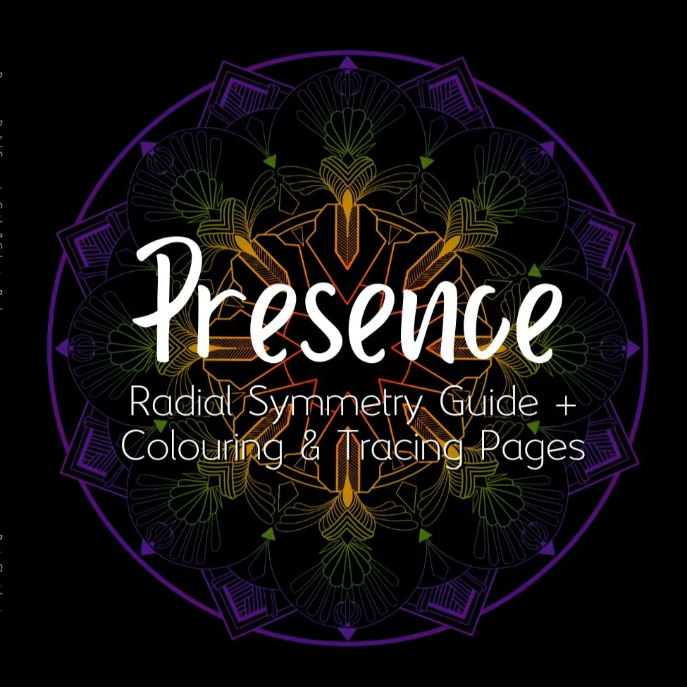Presence; A Radial Symmetry Guide, Colouring + Tracing Pages Bundle ...