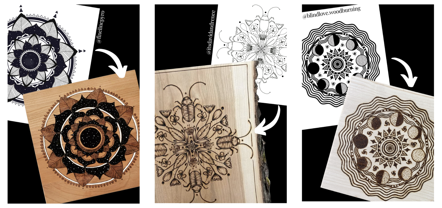 The Wood Burn Community Book of Templates - Radial Symmetry Edition ...