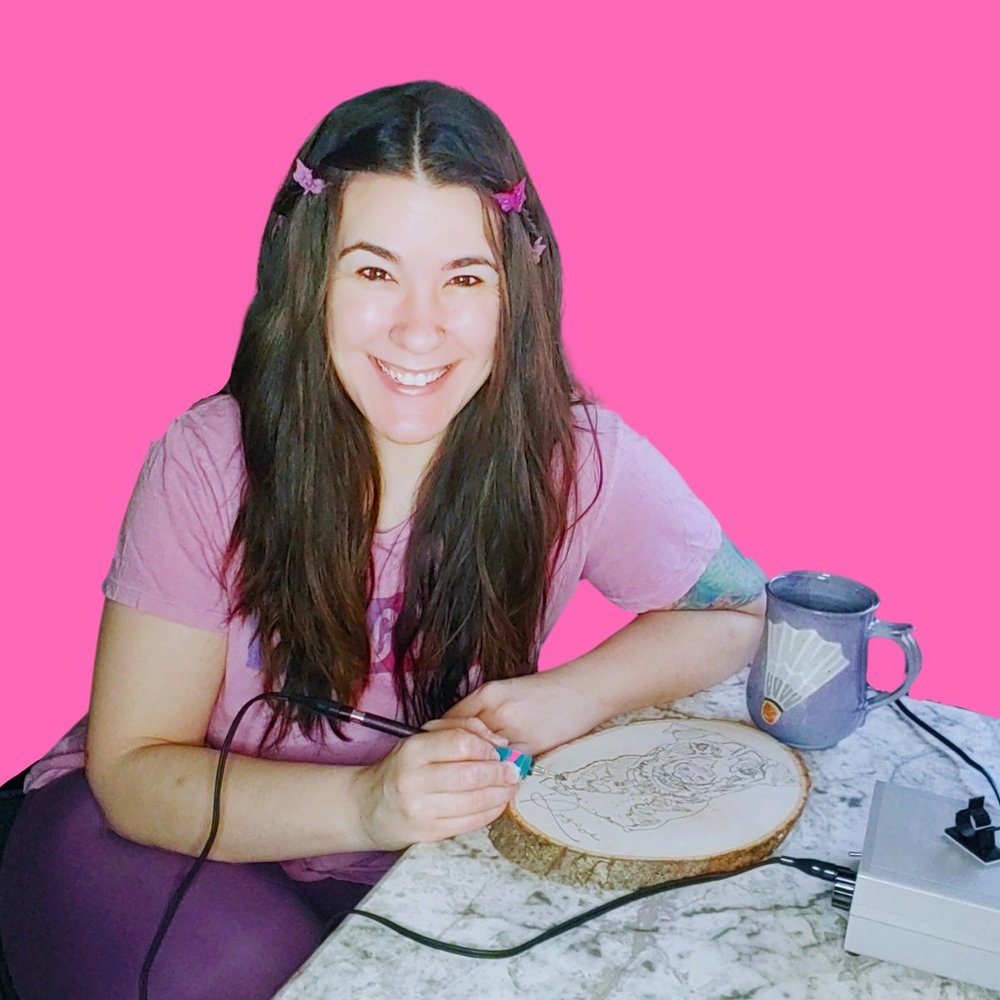 Adding Color — Wood Burn Corner