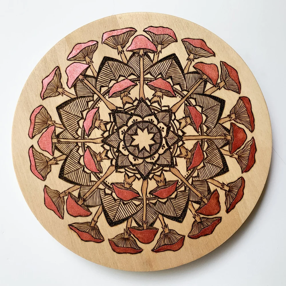 Basia's Radial Symmetry Art (Digital Form) — Wood Burn Corner