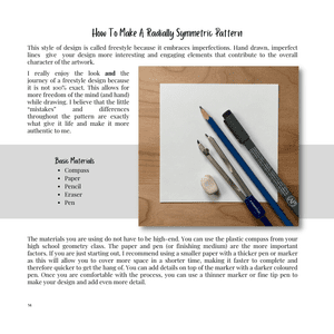 A Radial Symmetry Guide and Colouring Book — Wood Burn Corner