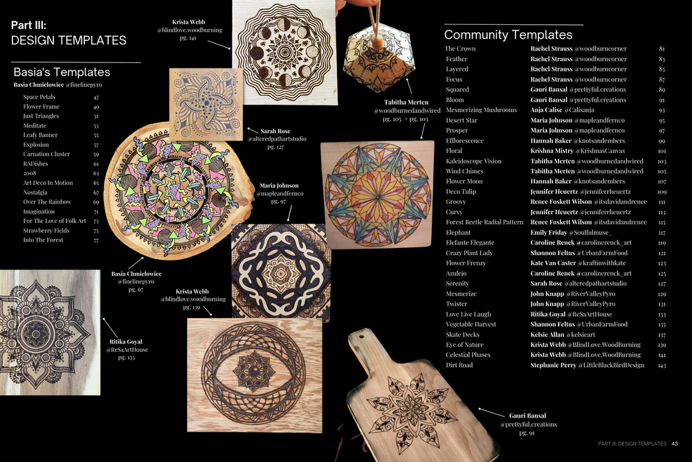 The Wood Burn Community Book of Templates - Radial Symmetry Edition ...