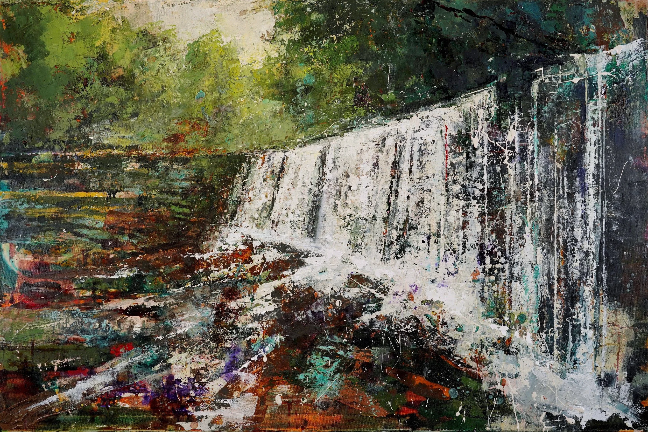 The Four Waterfalls 'Sgwd Clun-Gwyn', Wales — Peter Kettle
