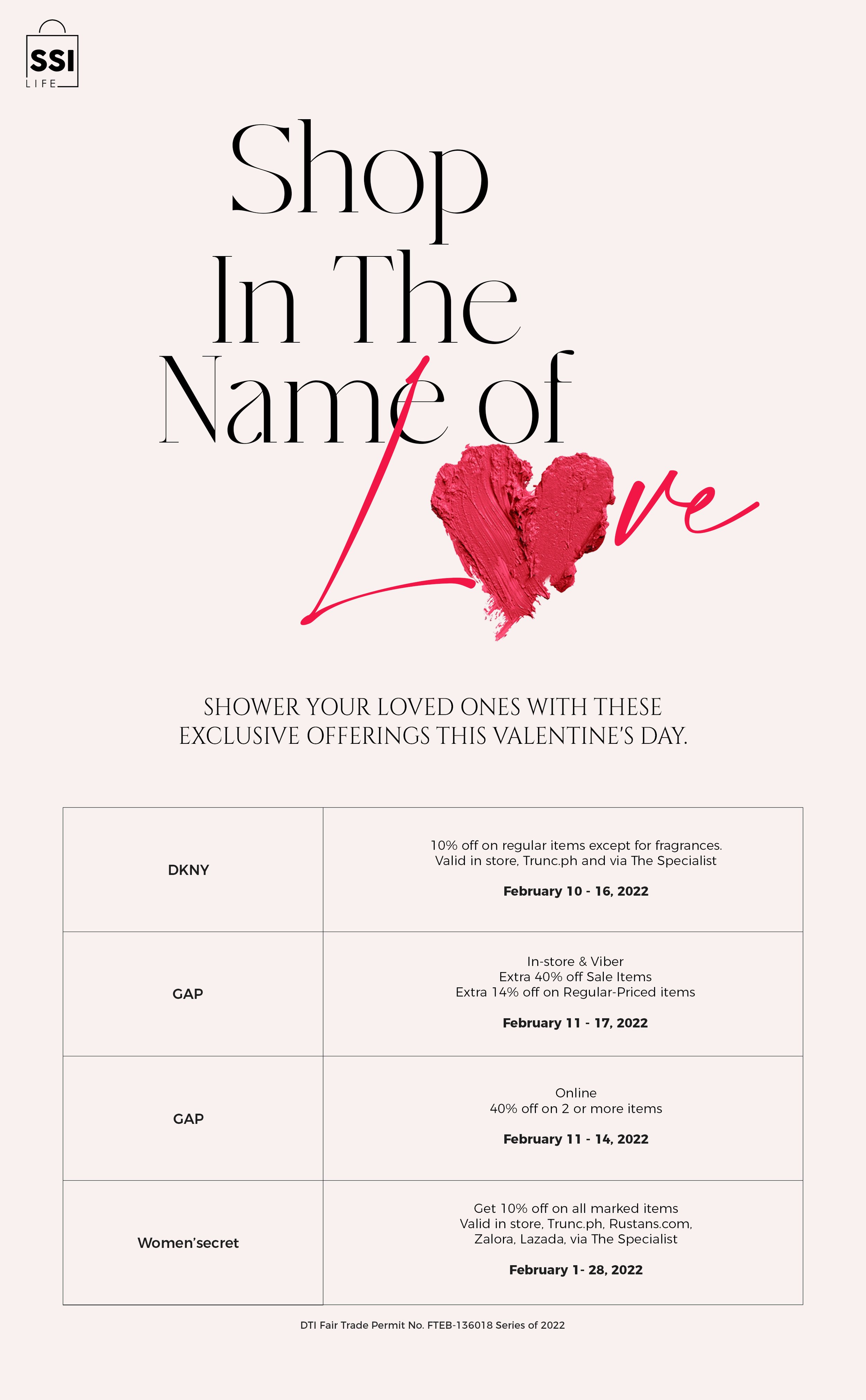 Fill February With Lots Of Love — SSI Life